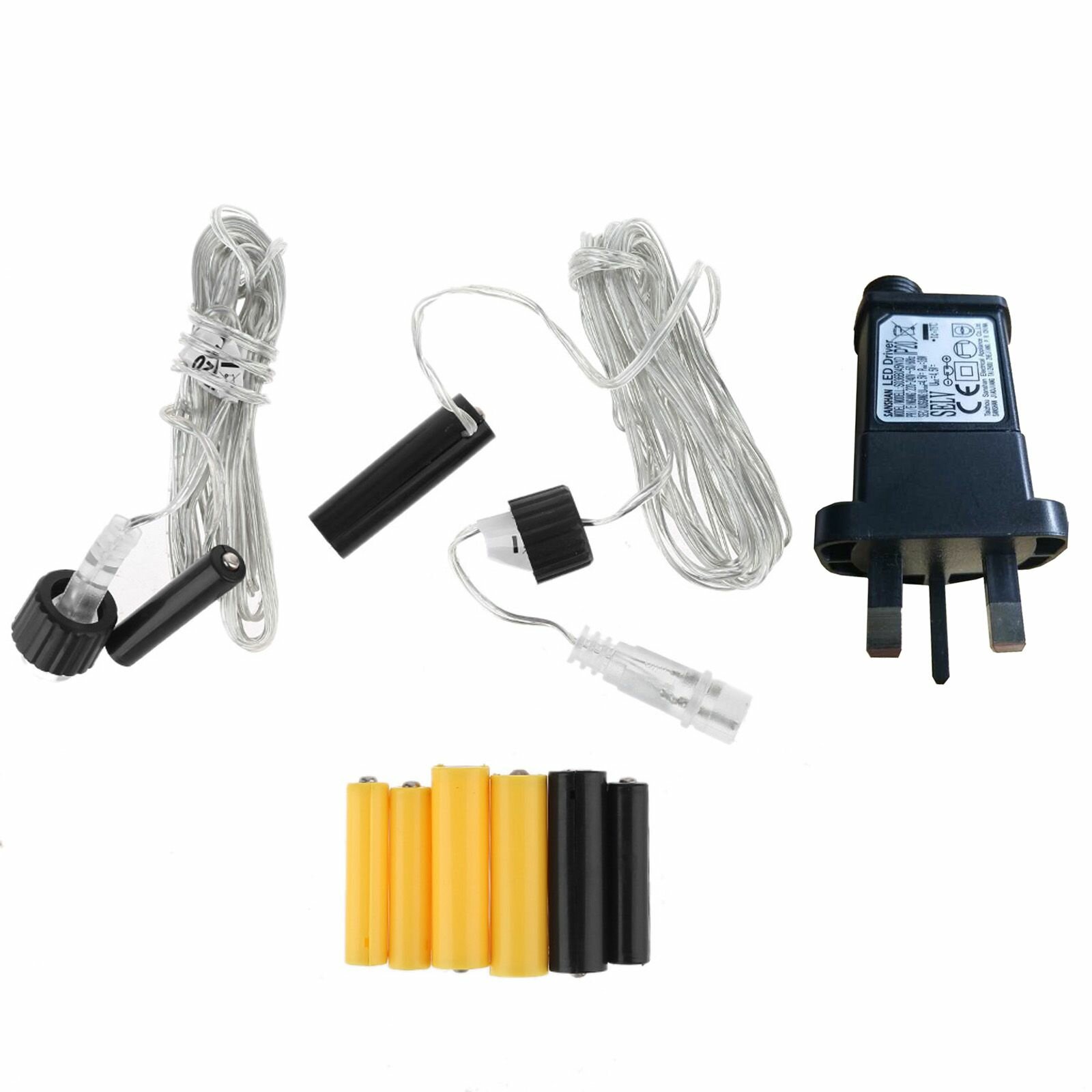 (1 комплект) Одиночные AA плюс AAA смешанные сменные батарейки - британский стандарт