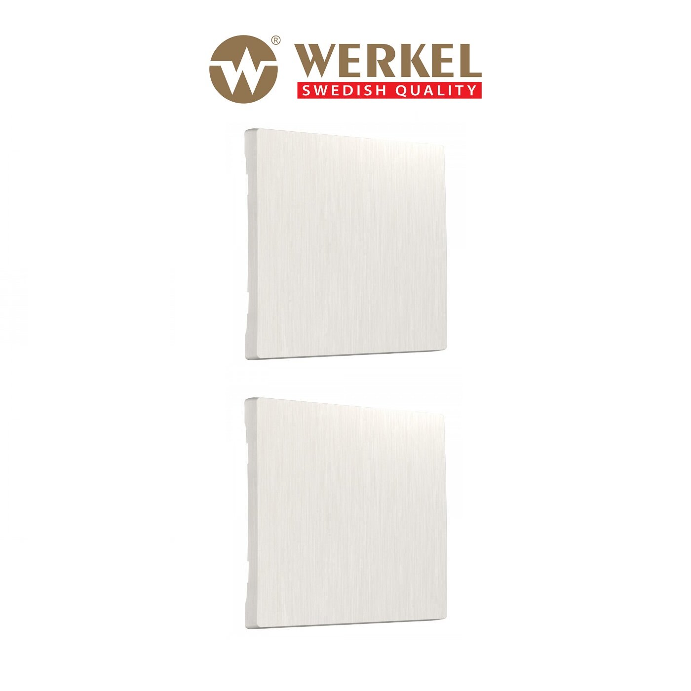 Клавиша для выключателя перекрестного Werkel W1119013, цвет перламутровый рифленый - комплект 2 шт.