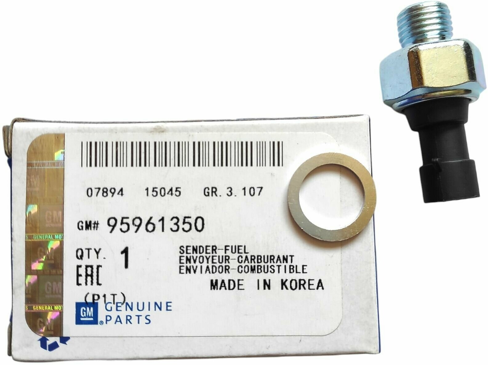 Датчик давления масла GM, Opel Astra, Lacetti, Vectra / Chevrolet Cruze, Aveo / Daewoo 25036849 и др. / 95961350