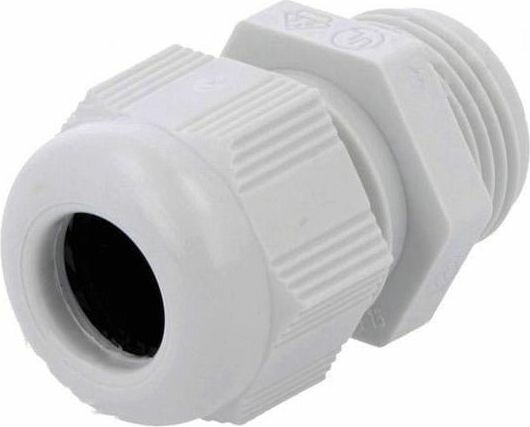 Кабельный ввод ILME ASM20I Кабельный ввод M20 IP68 Мат-л: пластик серый 1шт