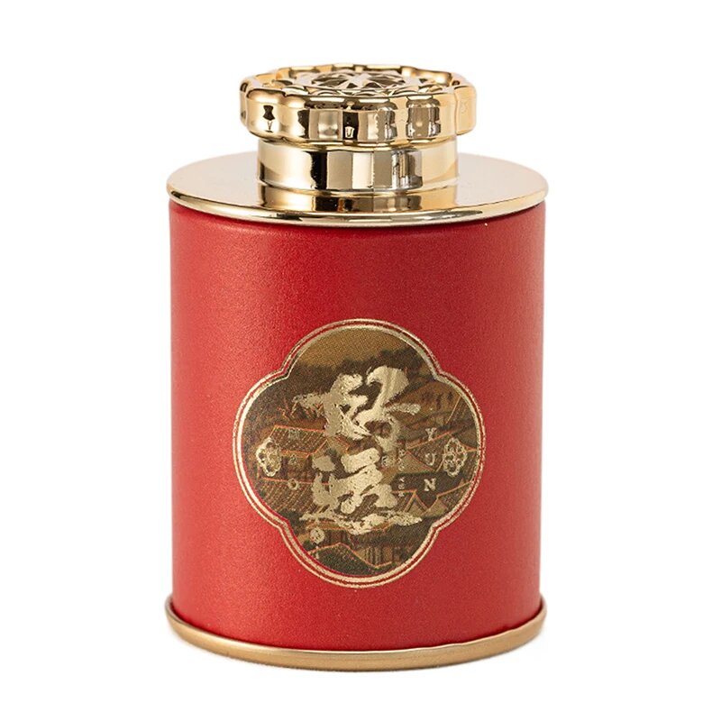 Металлическая банка для чая Red