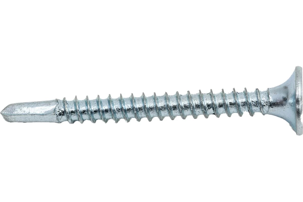 Креп-комп Саморез потай сверло цинк 3,5х35 Фасовка (800шт) спц35ф