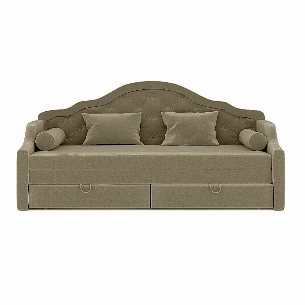 Софа Версаль фокус- мебельная фабрика 212х103х112 см серо-коричневый