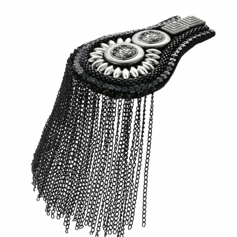 Эполет с цепочкой и кисточкой, Имитация Родиевого Покрытия