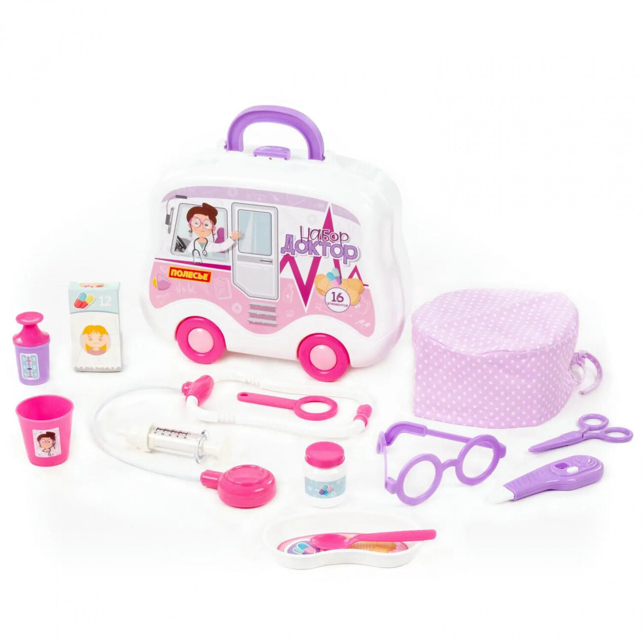 Полесье Набор Доктор №18 16 элементов П-94230