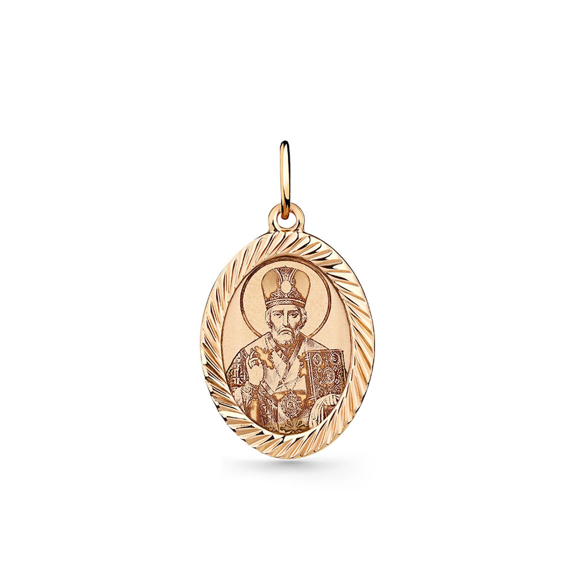 Иконка, красное золото, 585 проба