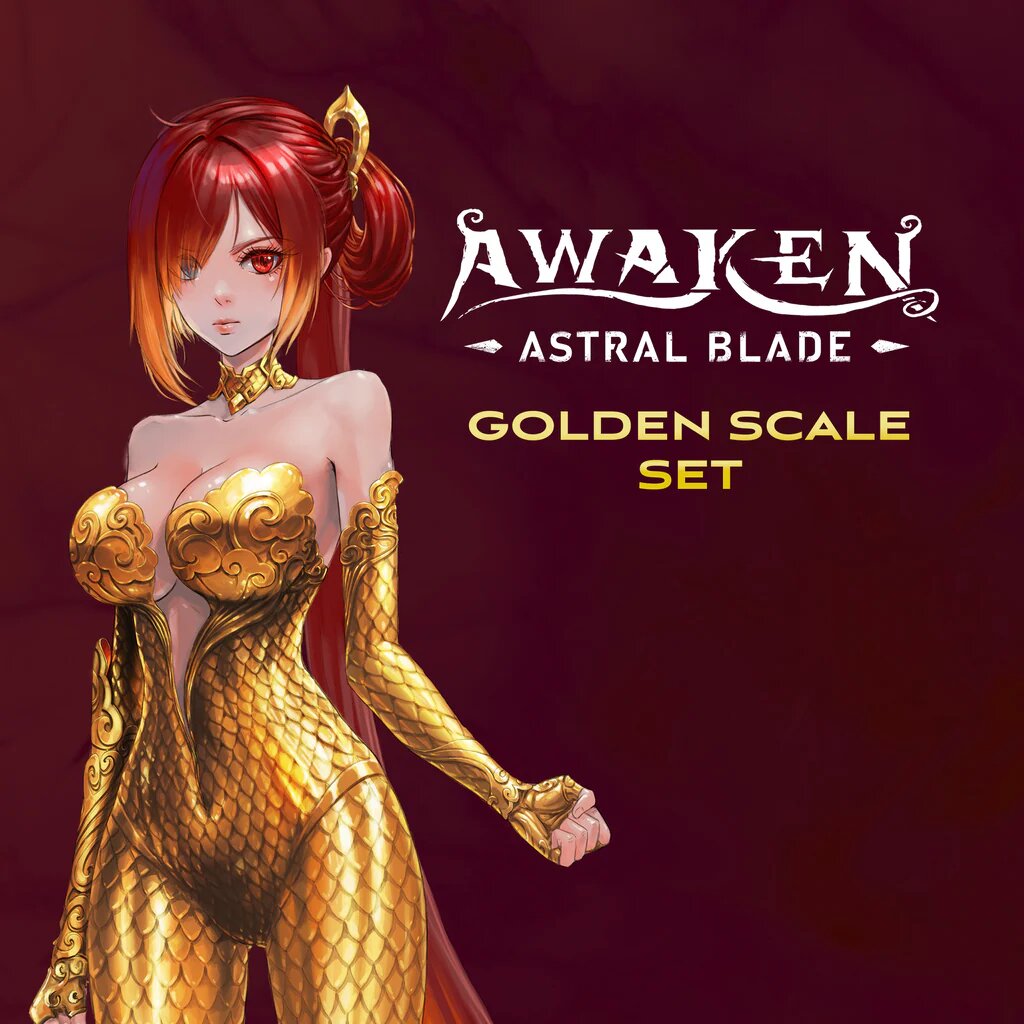 Дополнение AWAKEN - Astral Blade Golden Scale Set, цифровое издание PlayStation 5, регион Индия / код пополнения баланса