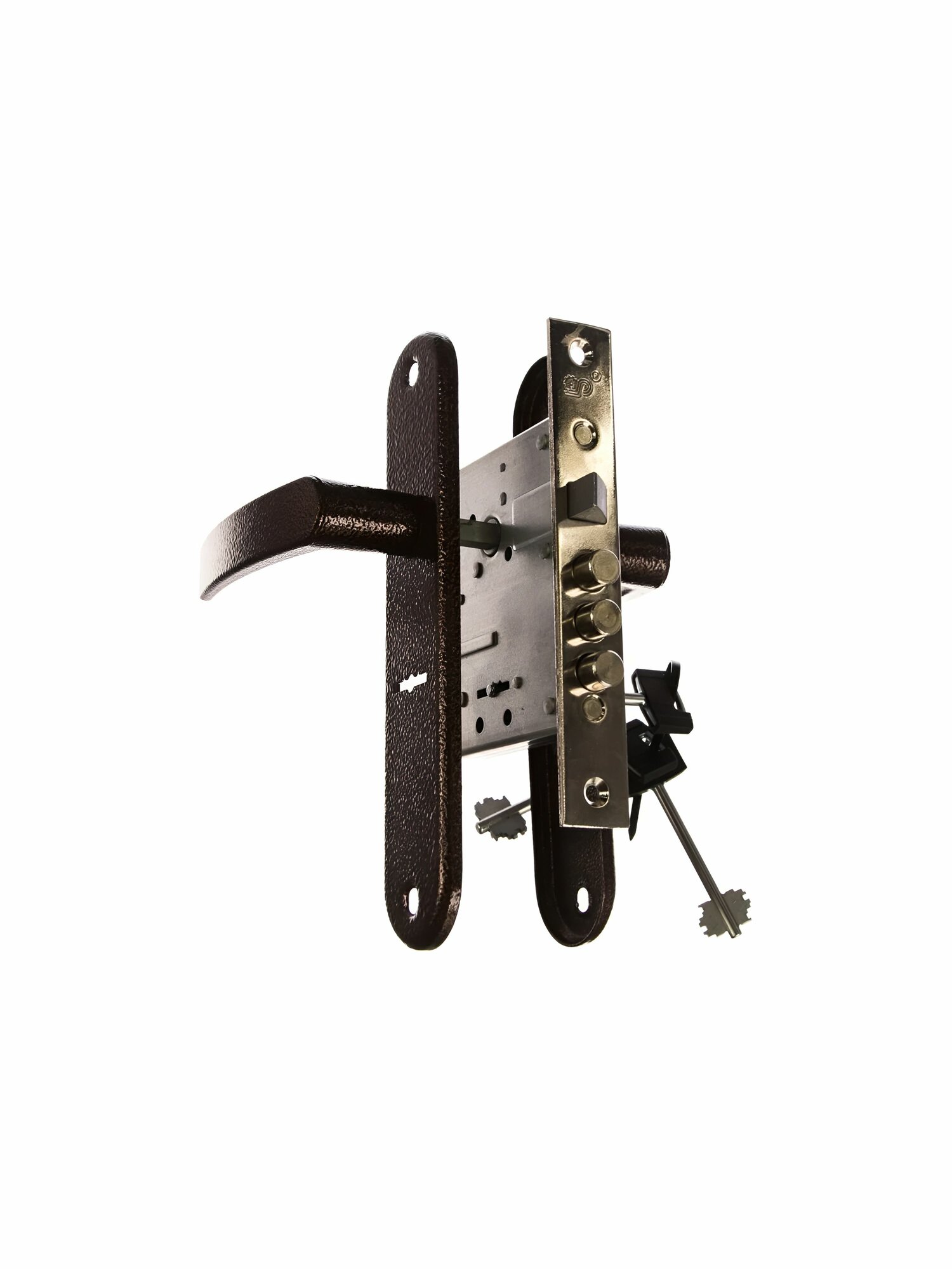 Замок врезной просам 84301-ЗВ9-8/13 РФ-61 (мед. антик) (для дверей меги)