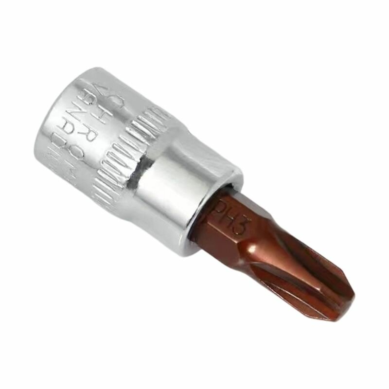 Набор трещоточных ключей 1/4" с шестигранными битами, PH3