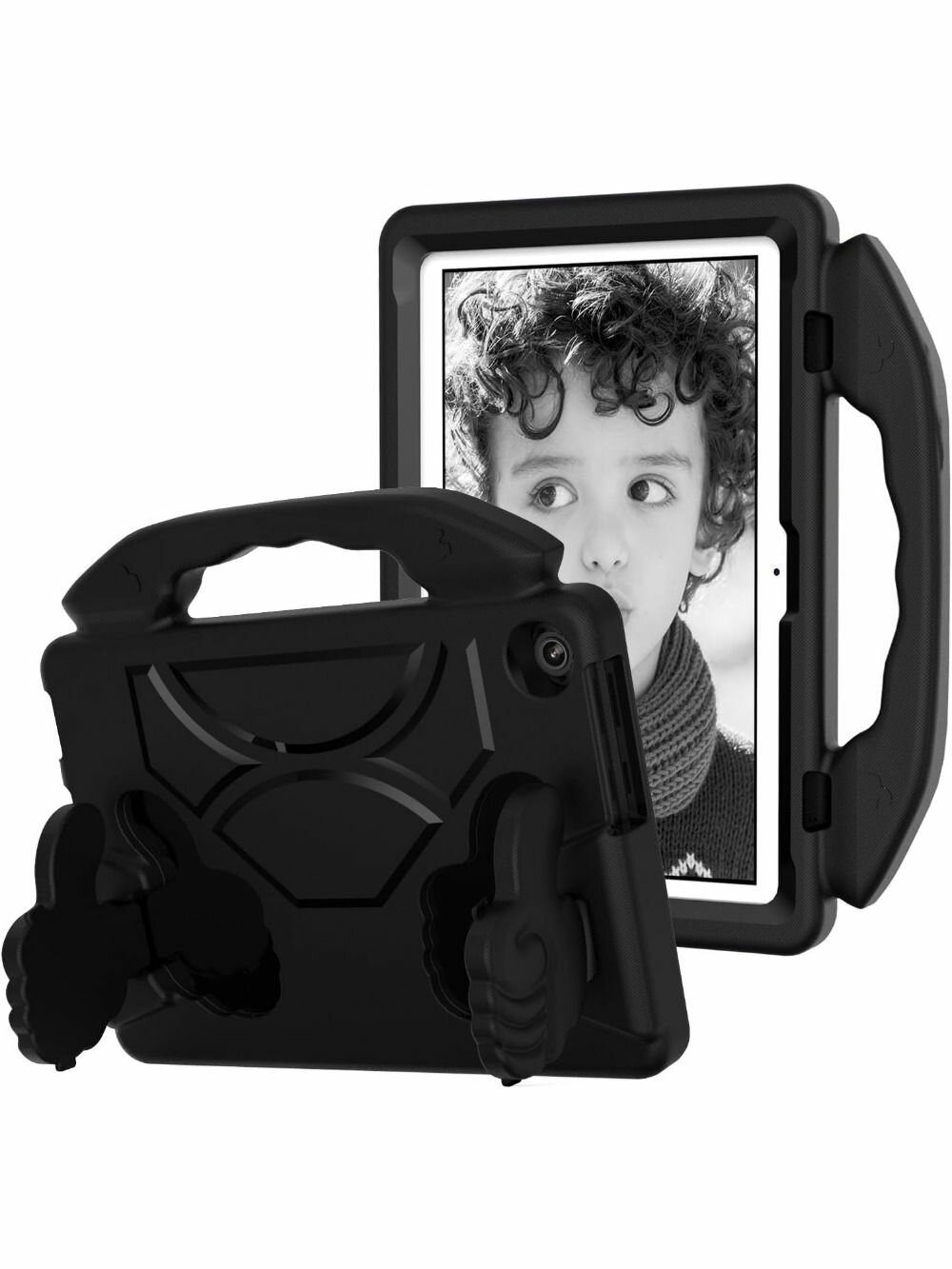 Детский чехол, совместимый с планшетом Lenovo Tab 10,1 дюймов 2025 (TB-311FU / TB-311XU), легкий противоударный чехол-подставка для ручек из пенопласта