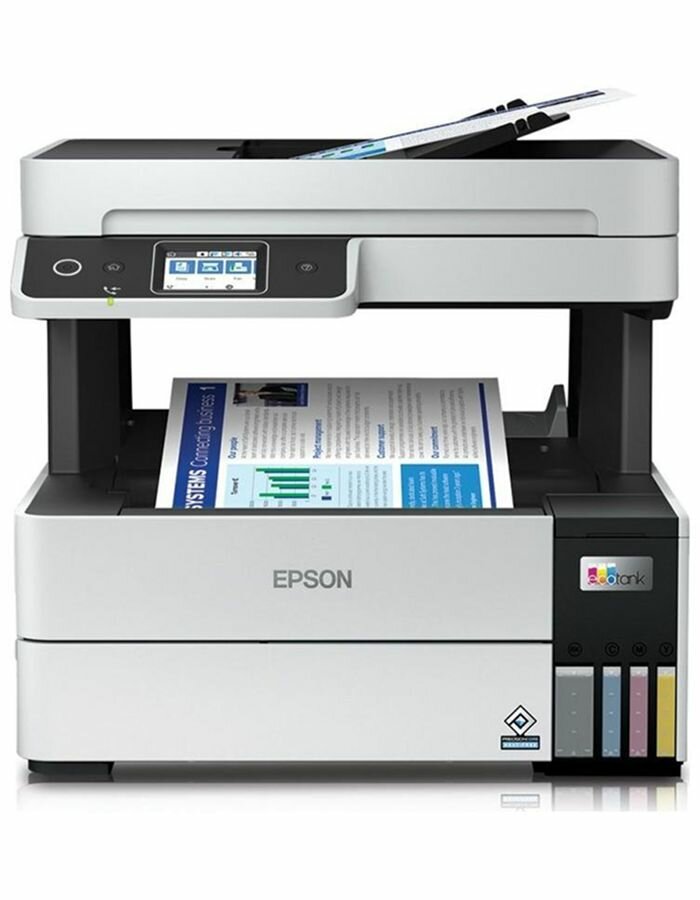 МФУ Epson L6490, цветное, 3-в-1, печать, копир, сканер, факс, автодуплекс, Wi-Fi, Ethernet, для дома и офиса