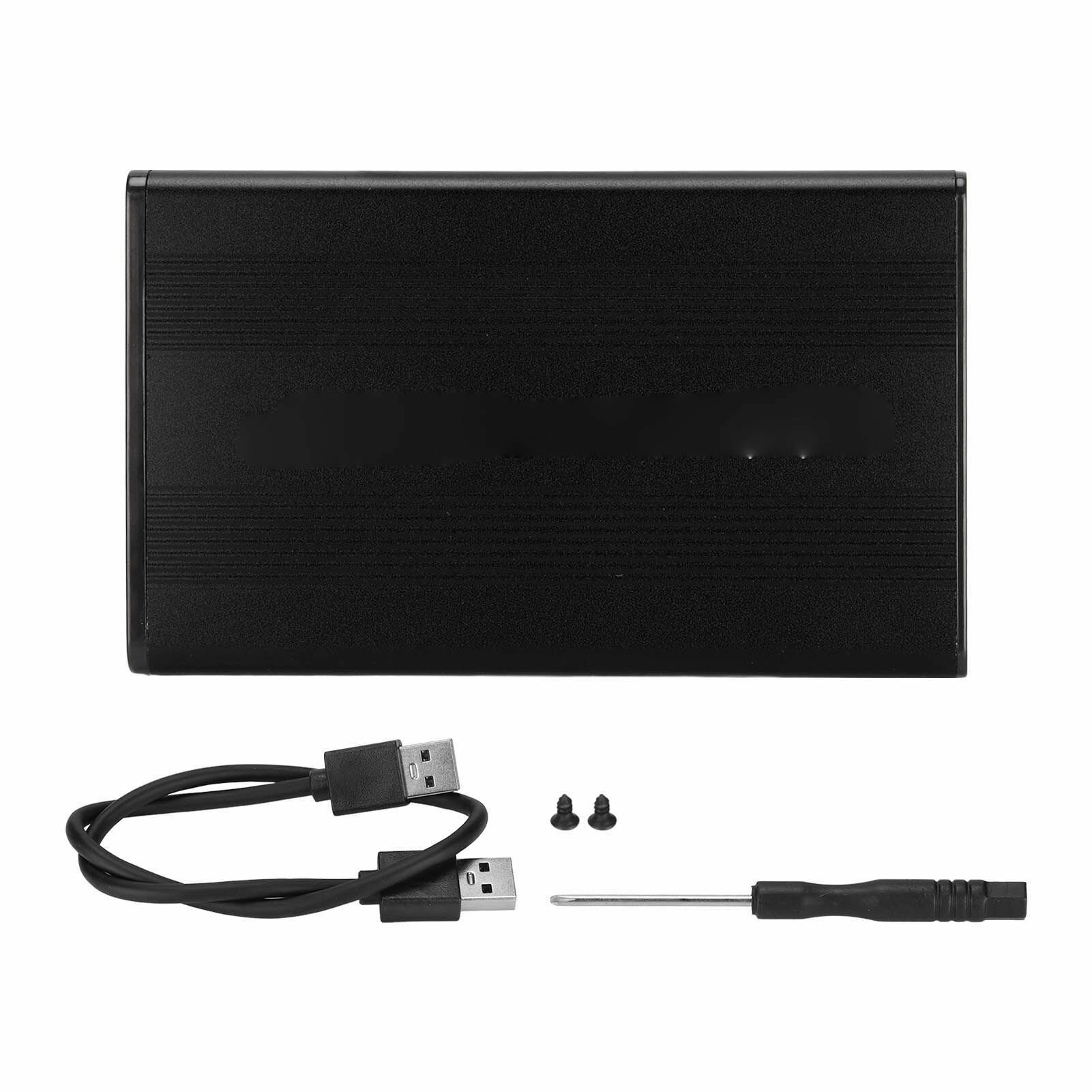 2,5-дюймовый внешний жесткий диск USB3.0 SATA, черный мобильный жесткий диск