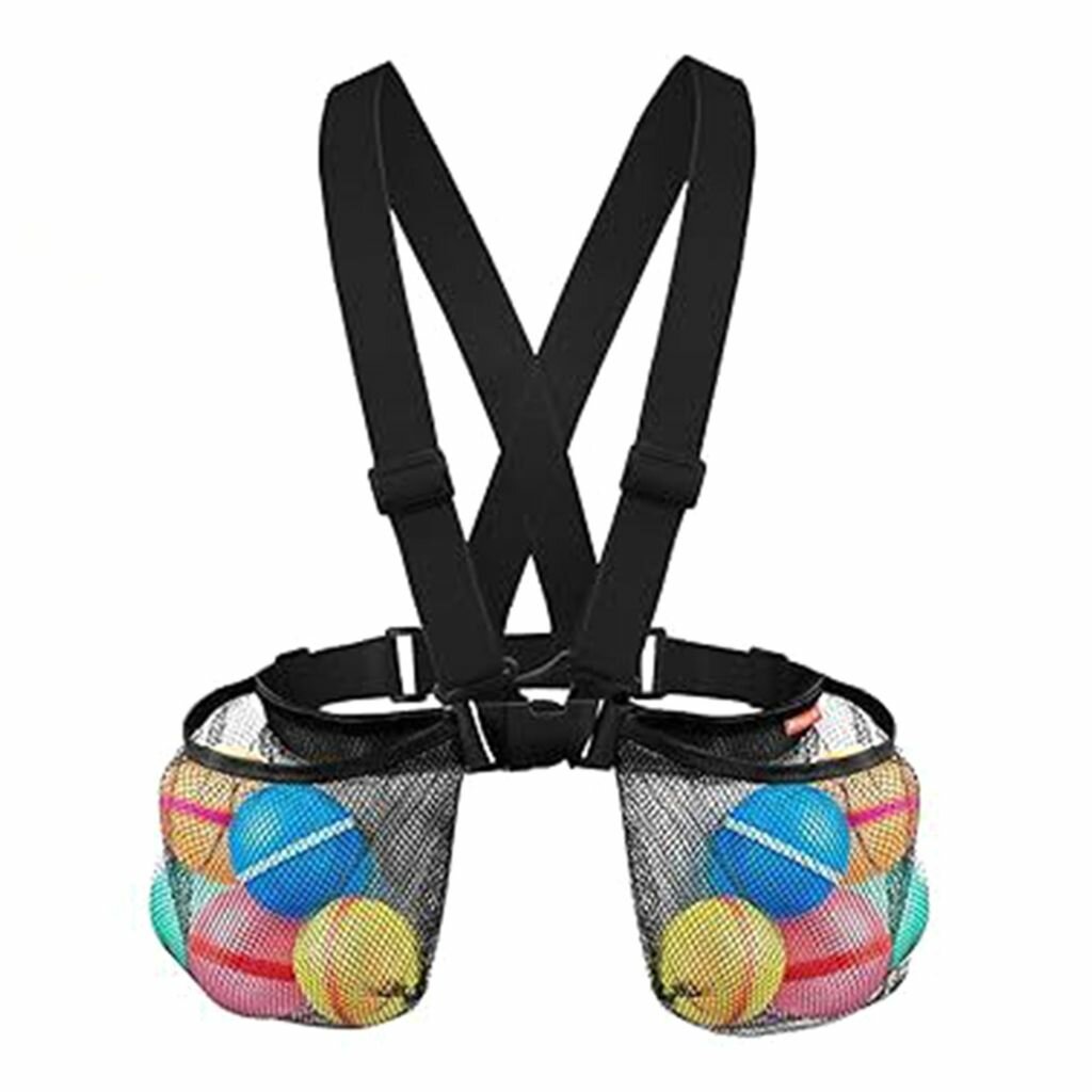 Детский водный мяч с рюкзаком для бассейна - черный