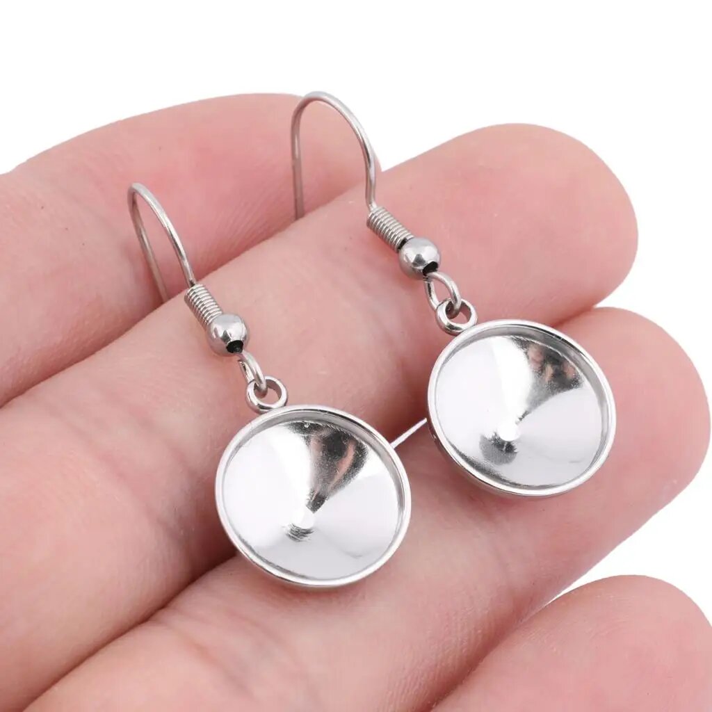 Заключения для сережек из нержавеющей стали, fish hook type