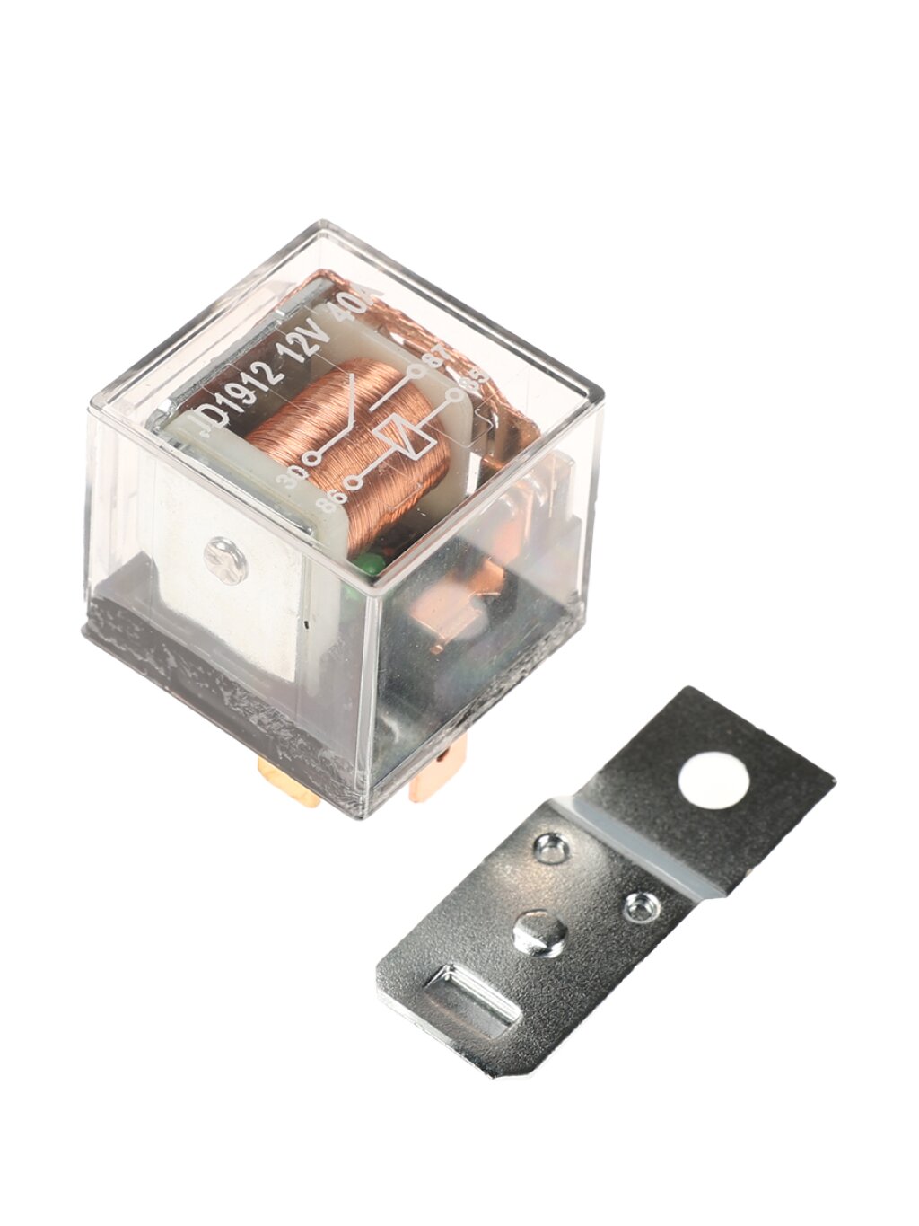 Реле стартера для а/м ВАЗ 2108, ГАЗель Бизнес (4-х конт.) 40А (с диодом) "BOSDQ"