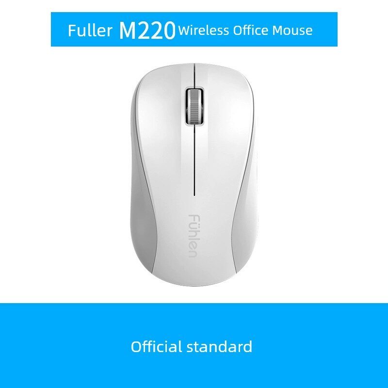 Беспроводная мышь Fuller M220 для настольных компьютеров и ноутбуков, подходит для использования в офисе, малошумная,