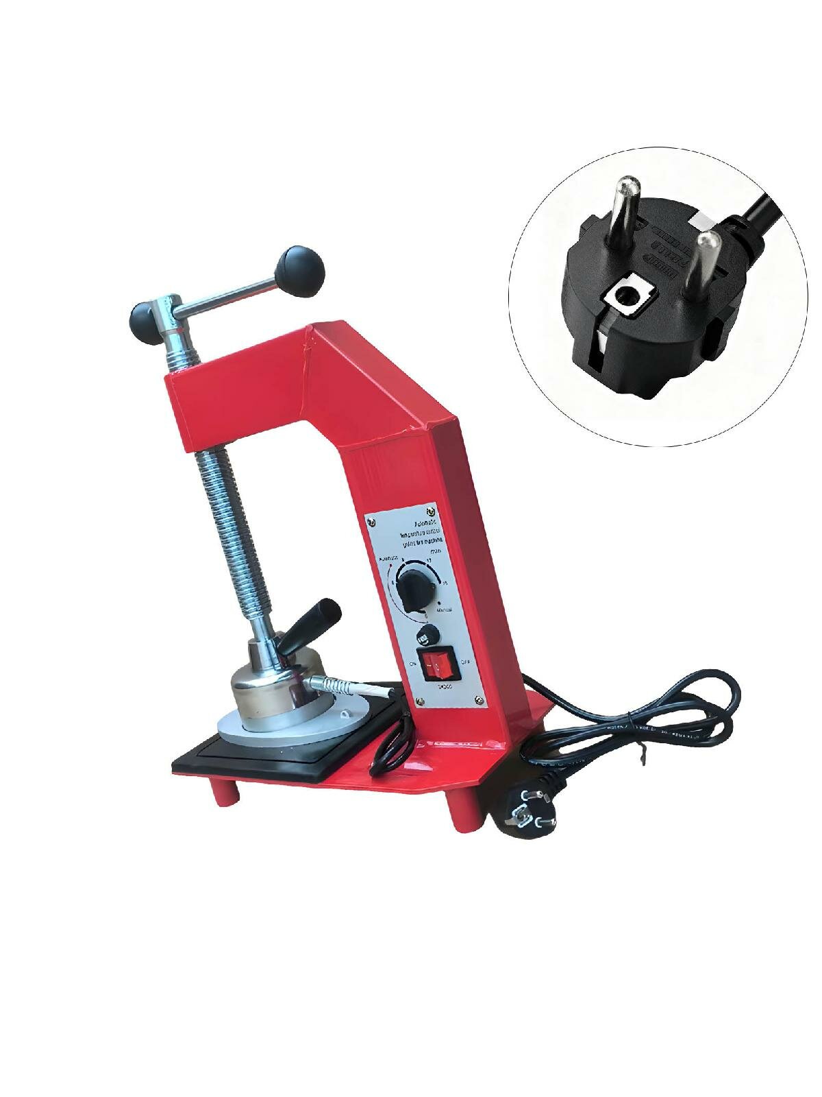 Машина для ремонта шин с регулируемой температурой, машина для горячего ремонта по времени, европейский стандарт 220 В