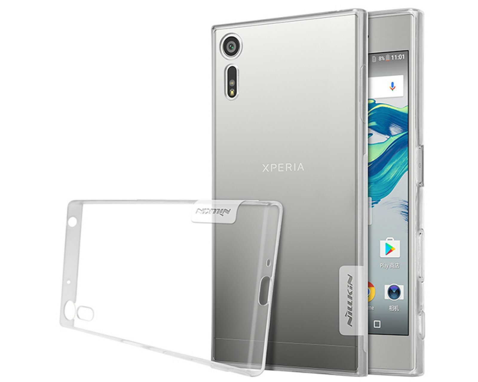 Чехол панель-накладка MyPads для Sony Xperia XZ/XZs/XZ Dual 5.2 прозрачный ультра-тонкий силикон