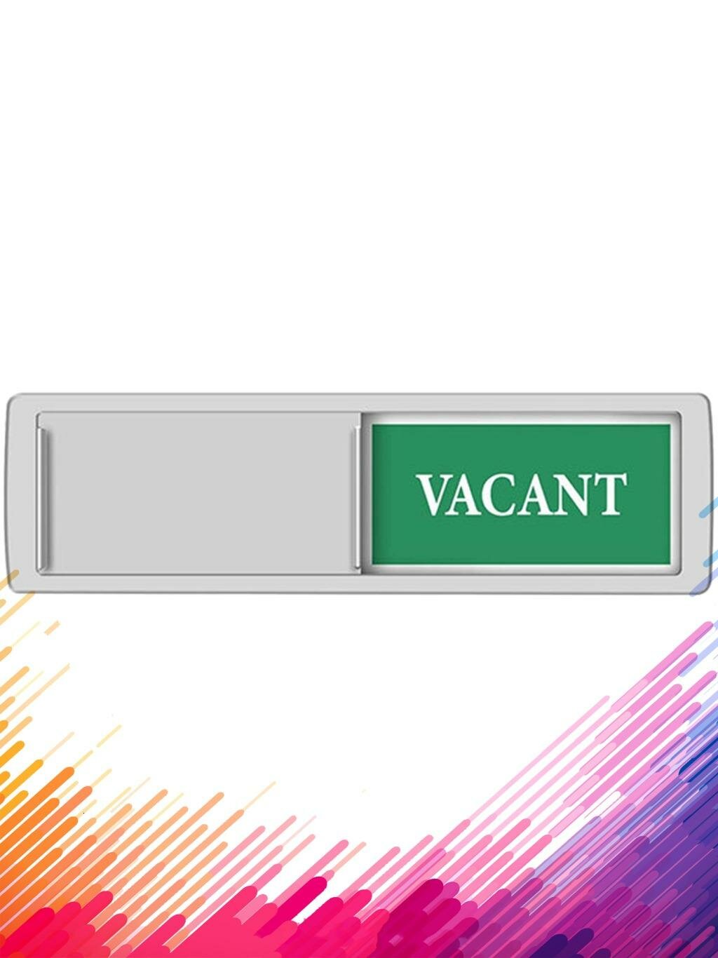 Указатели занятости туалета, серебро