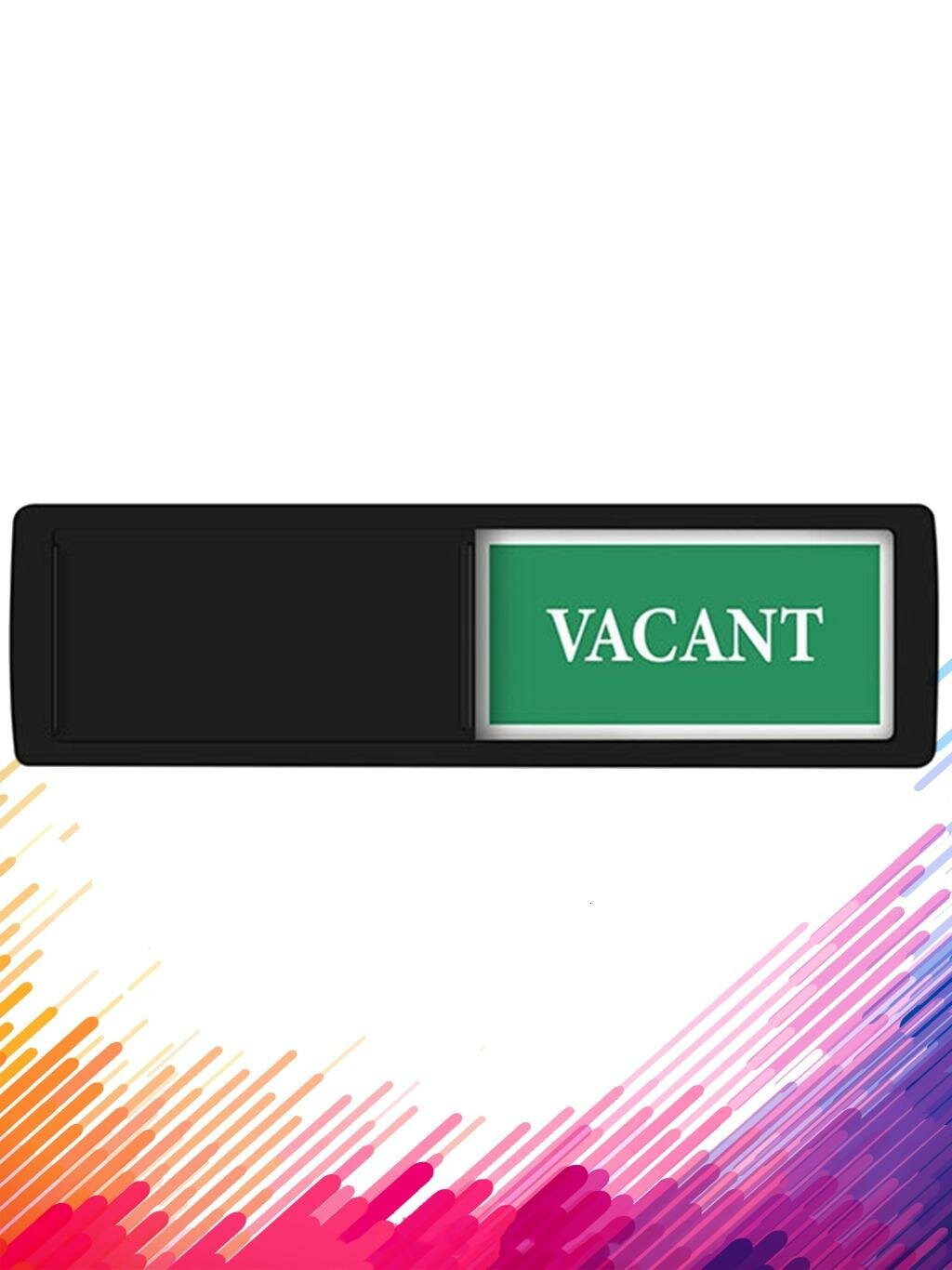 Указатели занятости туалета, Черный