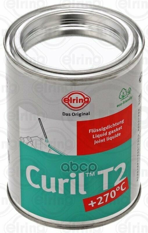 Герметик CURIL T2 [зеленый, банка 500ml] [-55°C.+270°C] Elring арт. 252.869