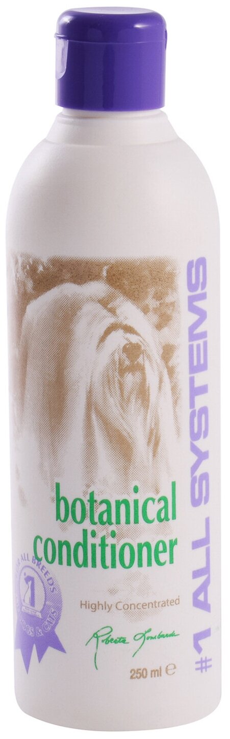 Кондиционер для кошек и собак 1 All Systems Botanical Conditioner на основе растительных экстрактов, 250 мл