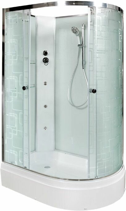 Душевая кабина DTO EM2712LN без крыши с гидромассажем
