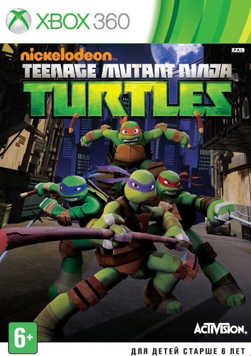 Игра Teenage Mutant Ninja Turtles (Xbox 360) б/у, Полностью Английский