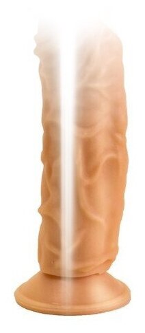 Реалистичный гелевый фаллоимитатор на присоске LoveToy 19,5 см