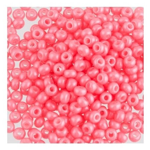 Бисер для рукоделия 50 г Чехия Gamma круглый 4 10/0 2.3 мм D315 розовый (16998)