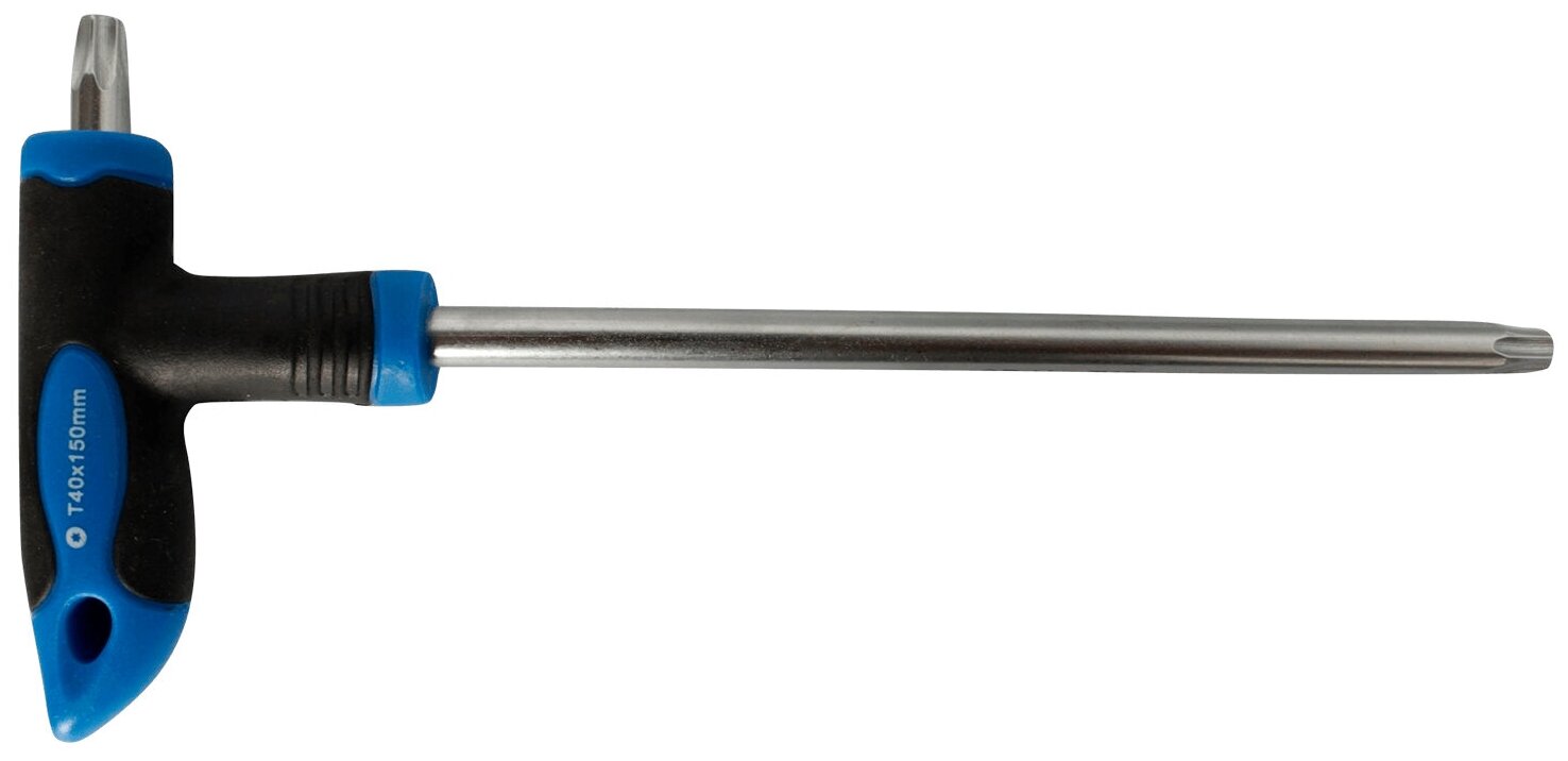 Ключ торцевой Т-образный TORX ROCKFORCE с центрированным штифтом T40H