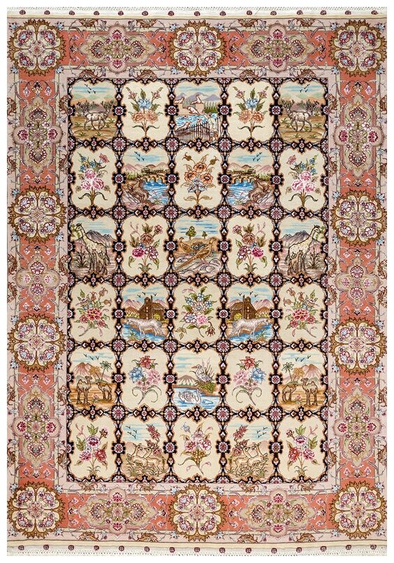 Персидский ковер Persepol "Голестани", ручная работа, 1,5x2,06 м, Иран