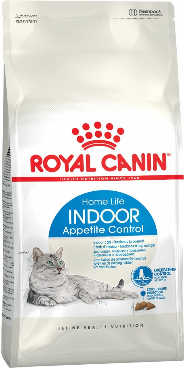 ROYAL CANIN INDOOR APPETITE CONTROL диетический для взрослых кошек живущих дома (0,4 кг)