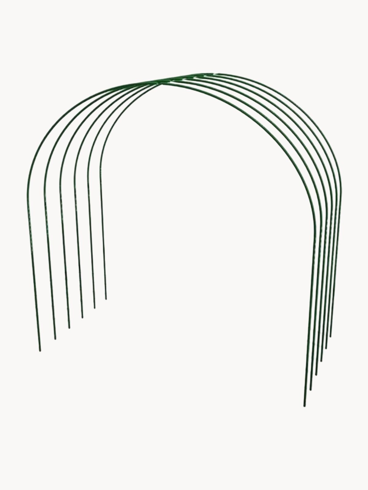 Дуга парниковая, комплект из 6-ти штук, материал стальная трубка в ПВХ оболочке, длина 2,5м, ширина 1м, высота 0.97м