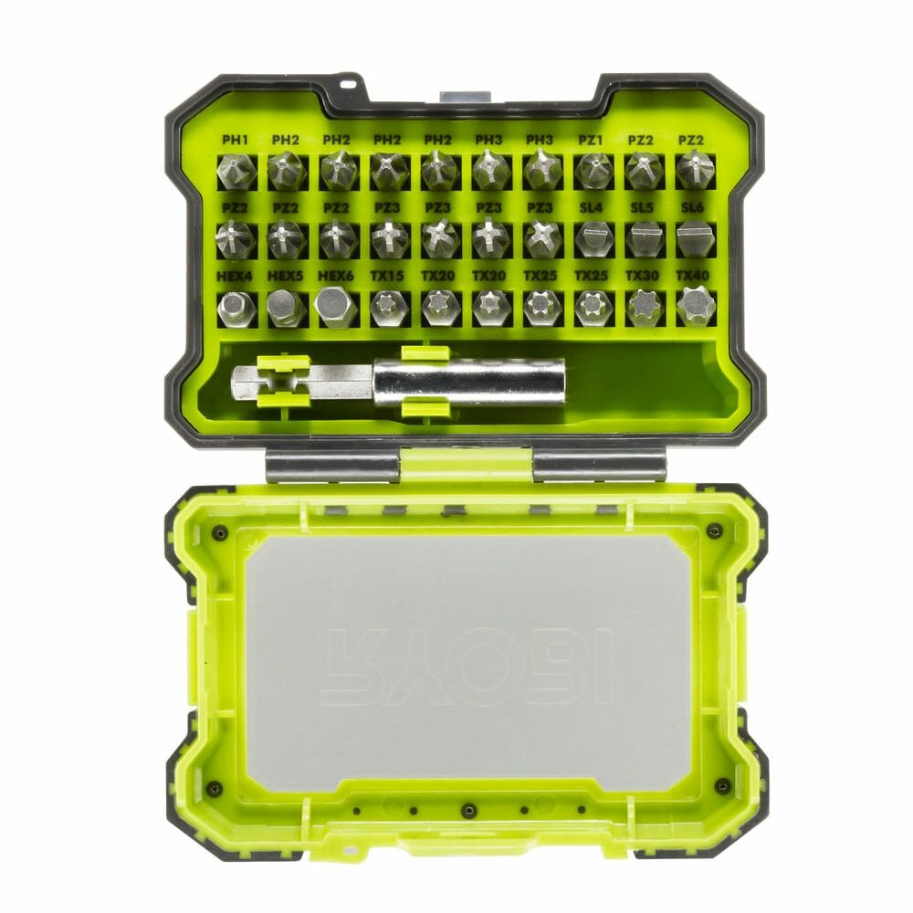 Набор бит RAK31MSD Ryobi, 5132003307 – магнитные биты с магнитным наконечником, держателем и прочным футляром — фото 1