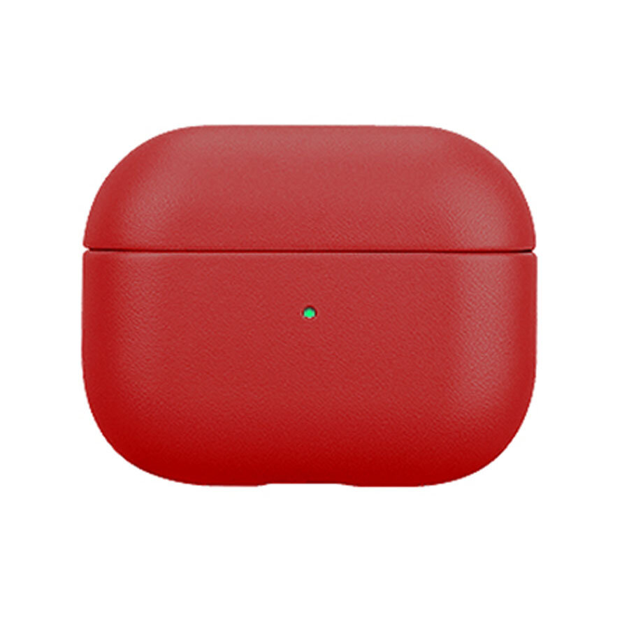 Чехол Leather Case K-DOO Lux Craft+ для Airpods Pro, красный (7)