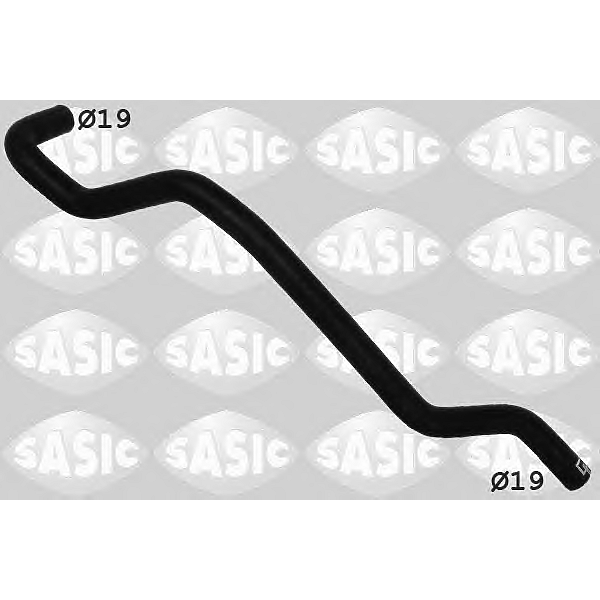 SASIC 3404069 (3404069 / 6001547052) патрубок радиатора печки\ Renault (Рено) logan / sandero 1.4-1.6 04