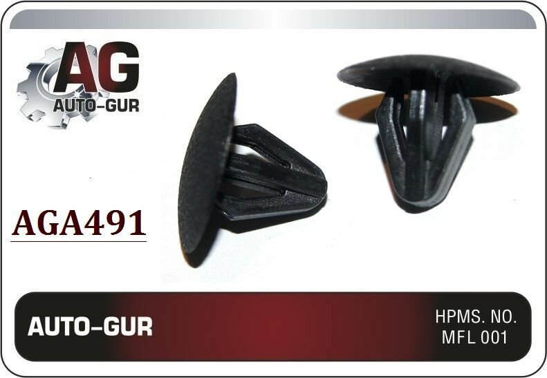 Клипса крепежная Nissan 0155300202 AGA491: набор 10 шт