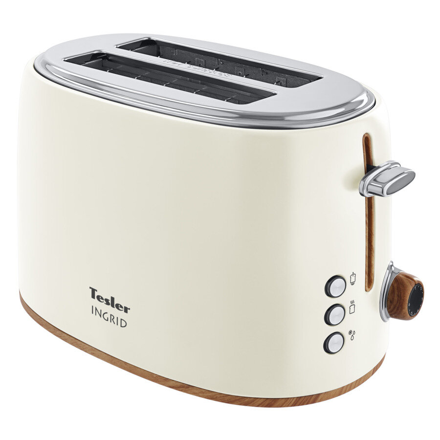 Тостер TESLER TT-240 BEIGE 21,5х33х21,5 см, бежевый, высокое качество