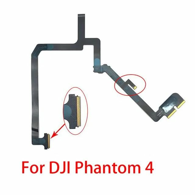 Шлейф для квадрокоптера DJI Phantom 4 ( черный, 1 штука, 0,01 г) — фото 1