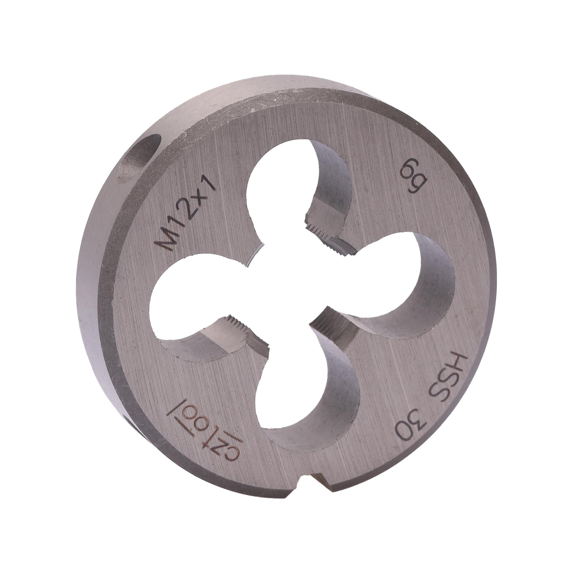 Плашка М12х1,0 DINEN22568 HSS 6g 38х10мм Bucovice(CzTool) 240123