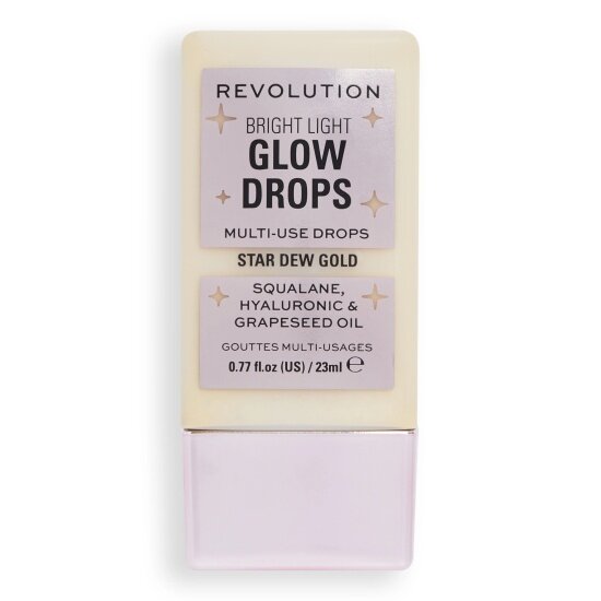 Хайлайтер жидкий для лица Makeup Revolution Bright Light Glow Drops Star Dew Gold, 23 мл