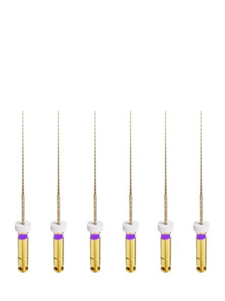 MG3 Gold, 25мм, размер 12/. vt, стерильные машинные файлы, никель-титан, 6 шт.