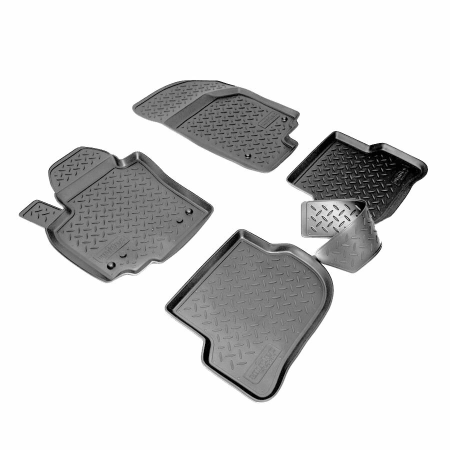 Ковры в салон Norplast/Unidec для Volkswagen Golf Plus (2005-2009), Черный, арт. NPL-Po-95-18 (Черный)