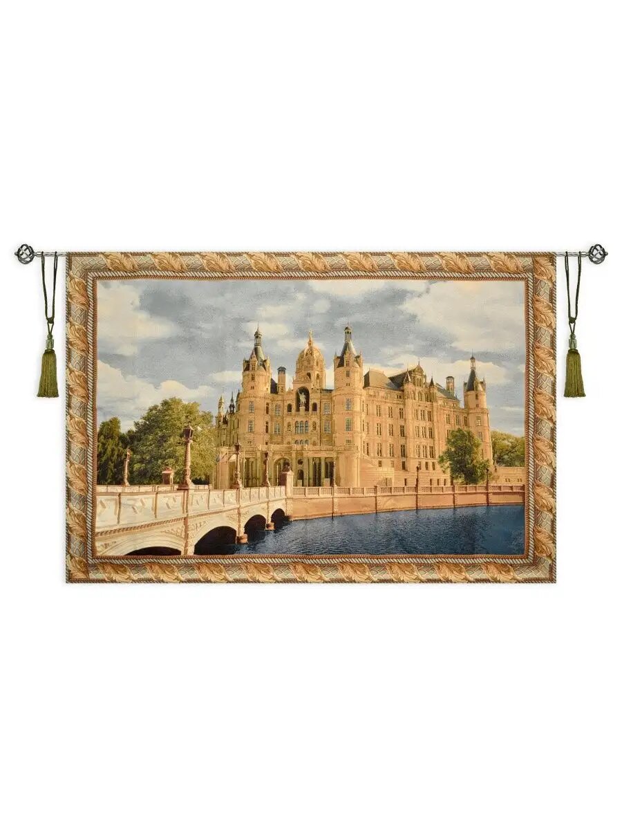 Гобелен на стену Замок 194х130 см.