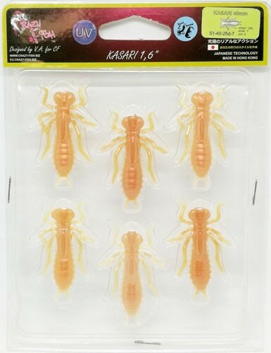 Силиконовая приманка Crazy Fish KASARI 1,6 51-40-25d-7