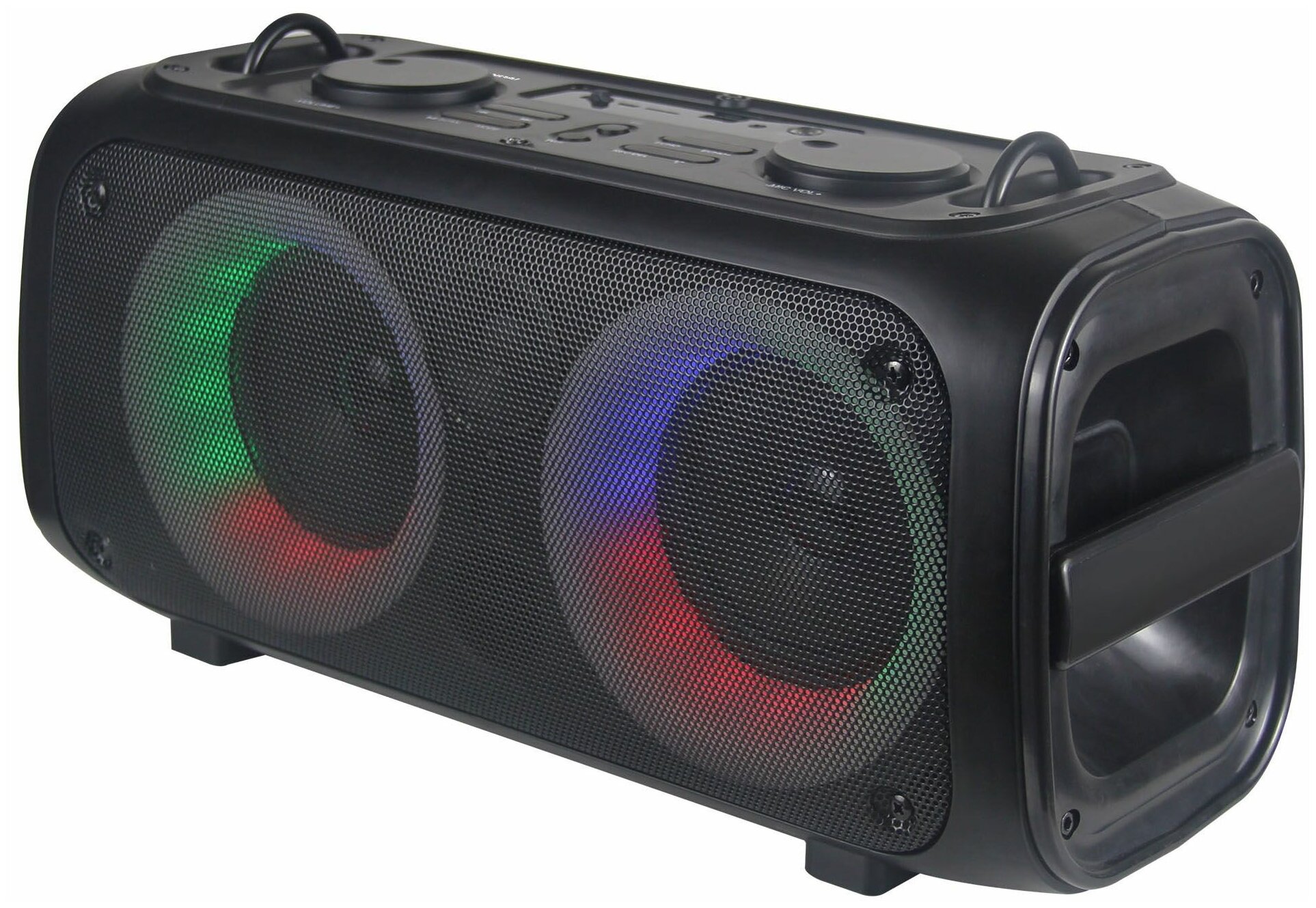 Портативная акустика HYUNDAI H-PS1030 черный/черный 40W 2.0 BT 10м 3600mAh