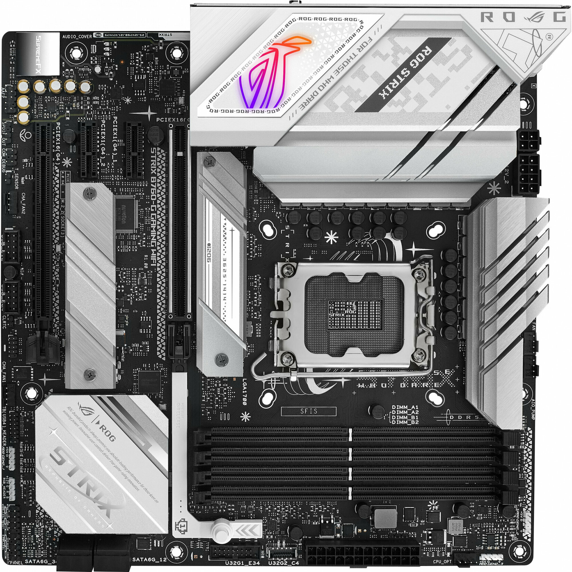 Материнская плата Asus ROG STRIX B760-G GAMING WIFI, Soc-1700, Intel B760, mATX