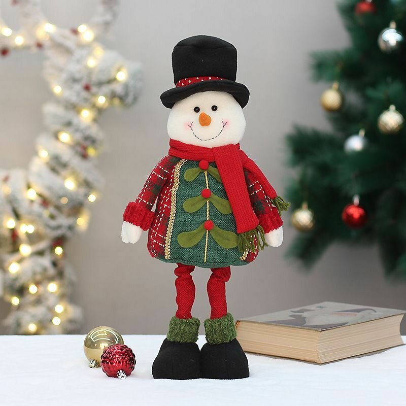 Игрушка под елку, Снеговик, Олень, 60см, 1 шт