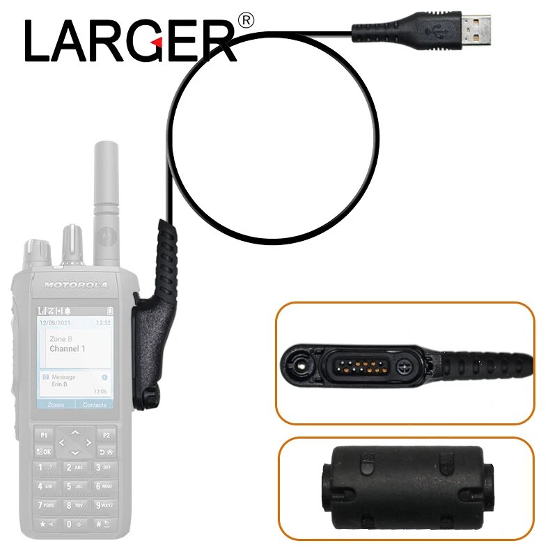 USB Программируемый кабель PMKN4265A для Motorola Mototrbo R6 R7 R7a MXP600, двухсторонняя рация, Прямая поставка